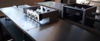 China LED Multiple Cutting Blades Machine 1.2m Aluminum Cutting Length PCB Lead Cutting Machine for sale