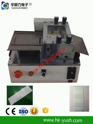 China Multiple Blades LED Cutting Machine Desktop PCB Depanelizer For LED Light Bar Aluminum Boards for sale