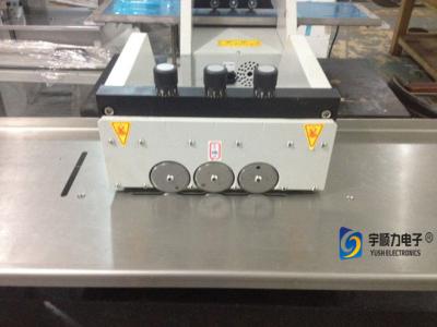 China 1200 mm T8 LED PCB Depaneling Machine with 1.5M / 2.4M Platform pcb LED depaneling for sale
