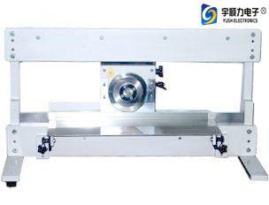 China Manual Type Pcb Depaneling Pcb Manufacturing Machine With One Linear Blade And Circle Blade for sale