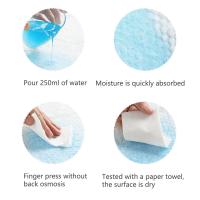 China PE Film 50GSM 250mm PET Cloth Nursing Pads Fabric Breast Pads for sale