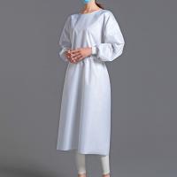 China Polyethylene Disposable 70gsm Breathable PE Film Fabric Polyester For Civil Protective Clothes for sale