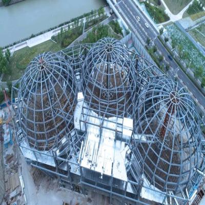 China Steel Stadium Prefabricated Structural Steel Building Large Span Space Project for sale