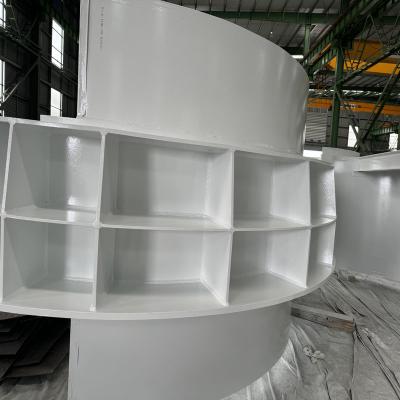 China Carbon Steel Silo Steel Structure Fabrication Lime Silo For Concrete Plant for sale