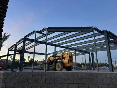 China High Performance Steel Structure Fabrication Construction ASTM Weather Resistant for sale