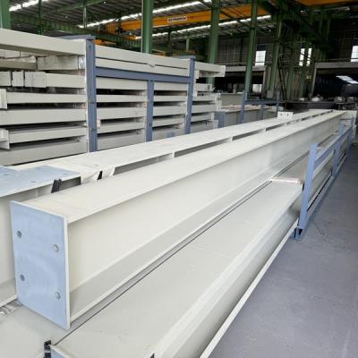 China Customized Steel Structure Workshop H Type Steel Girder Painted / Galvanized for sale