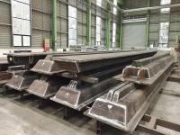 China Weather Resistance Custom Steel Fabrication AISC ASTM Standard For Rail for sale