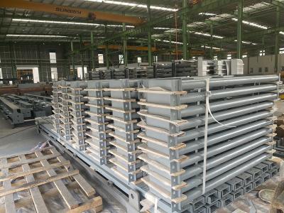 China Q235B Q355B Painted Steel Conveyor Supports Rugged Modular Framing for sale