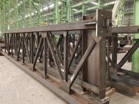 China Hot Dip Galvanized Steel Truss Structures Fabricated With H Beams for sale