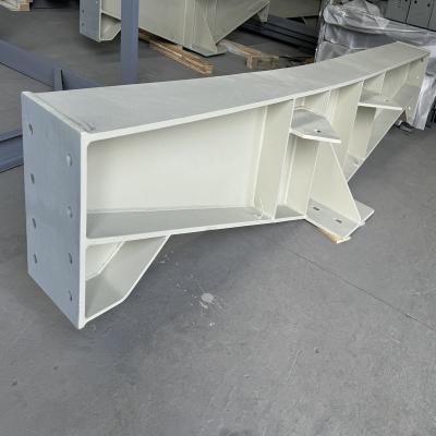 China H Profile Steel Beam Components for Steel Workshop Warehouse Construction for sale