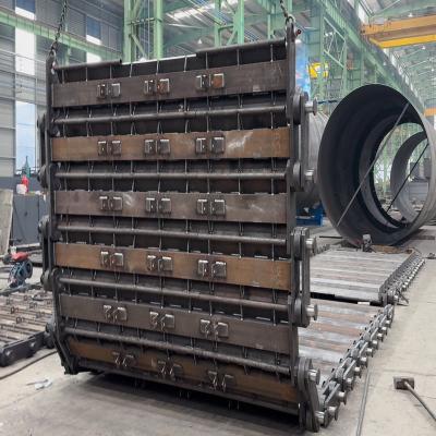 China Feeder Steel Chain Plate Heavy Steel Fabrication Custom Chain Conveyer for sale