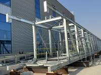 China Mexican belt conveyor gallery, EU-standard processing, pre-assembly, with errors controlled within 3mm for sale