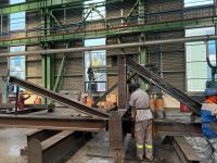 China Boiler Supporting Rack with ASTM AISC Fabrication Standard and Fire Resistant, HDG Corrosion Resistant Standard for sale