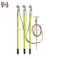 China 1000mm-5500mm Grounding Lead 10KV-500KV With 25-50mm2 Copper Wire for sale