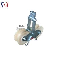 China 25KN Conductor Stringing Blocks Nylon Sheave Universal Stringing Block for sale