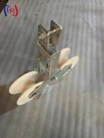 China 25KN Conductor Stringing Blocks Nylon Sheave Universal Stringing Block for sale