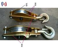 China Aluminum Sheave Hoist Tackle 10KN-100KN Rope Hoist Block And Tackle for sale