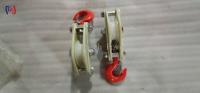 China Lightweight Hoisting Tackle Aluminum Alloy And MC Nylon Single Sheave Pulley Block for sale