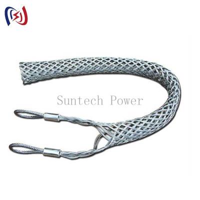 China 12 - 150mm Pilot Wire Cable Mesh Sock Joints Overhead Transmission Line Tools for sale
