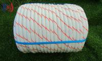 China 6mm-24mm Insulated Braided Nylon Wire 0.9KN-14KN White Nylon Rope for sale