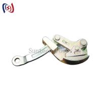 China Single Cam Wire Pulling Clamp Come Along Clamp For GJ25-GJ120 Steel Strand for sale