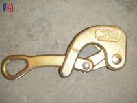 China Single Cam Wire Pulling Clamp Come Along Clamp For GJ25-GJ120 Steel Strand for sale