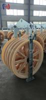 China 150KN Transmission Stringing Blocks ACSR720 Conductor Wire Stringing Blocks for sale