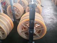 China 30KG - 150KG 660 Series Large Diameter Rope Pulley Stringing Block Mc Nylon Sheave for sale