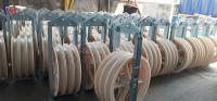 China 30KG - 150KG 660 Series Large Diameter Rope Pulley Stringing Block Mc Nylon Sheave for sale