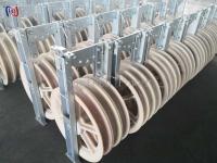 China 30KG - 150KG 660 Series Large Diameter Rope Pulley Stringing Block Mc Nylon Sheave for sale