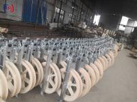 China Cable Pulling Winch Large Diameter Rope Pulley For Anti Twisting Wire Steel Rope And Construction Tools for sale