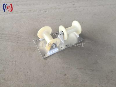 China Underground Ground  Cable Roller Pulley Steel Plate Carrier Installation Equipment for sale