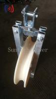 China 20KN-50KN OPGW Cable Stringing Pulley Conductor Stringing Blocks for sale