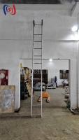 China Aluminum Alloy Ladder Industrial Stringing Aluminum Alloy Suspension Ladder Single Telescopic for sale