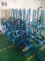 China Electrical Cable Reel Stands Wire Pulling Stands For Overhead Line for sale