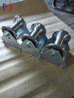 China Telecom Underground Cable Pithead Roller Three Connected Conductor Stringing Tools for sale