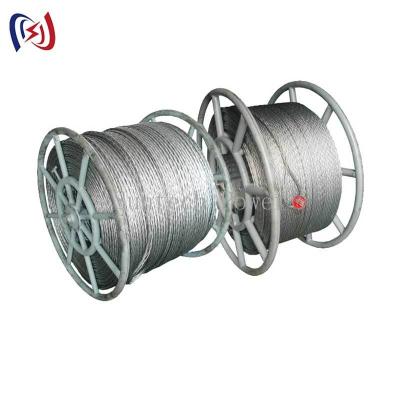 China Anti-Twisting 12 Strand Steel Wire Rope with 1960 MPa Galvanized Steel for Mechanical Pulling for sale