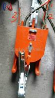 China Three Bundle Conductor Head Board with 100-180kN Rated Load for 100-110mm Sheave Width and 114-142kg Weight for sale
