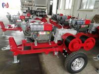 China Double Drum Winch 6.3-9kW with 2000-3600RPM for Cable Laying and Diesel or Gasoline Engine Options for sale