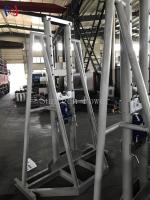 China Hydraulic Cable Reel Stand with 50KN Rated Load for 2400mm Diameter Cable Drum Handling for sale