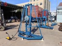 China Hydraulic Cable Reel Stand with 50KN Rated Load for 2400mm Diameter Cable Drum Handling for sale