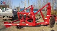 China DLG Cable Reel Trailer for Cable Drum Transport with 1300-2360mm Width and 2300-3600mm Diameter for sale