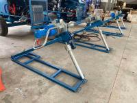 China Hydraulic Conductor Reel Stand with 1400mm Max Plate Width and 5000-7000KG Max Weight for Cable Drum Release for sale