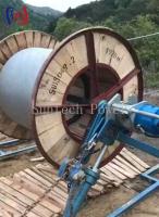 China Hydraulic Conductor Reel Stand with 1400mm Max Plate Width and 5000-7000KG Max Weight for Cable Drum Release for sale