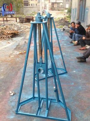 China Cable Reel Stand with 10-50KN Rated Load, Height Adjustment Range 450-1300, and 22-44KG Weight for Cable Drum Release for sale