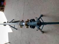 China Cable Reel Stand with 10-50KN Rated Load and Height Adjustment Range for Cable Drum Release for sale