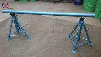 China Cable Reel Stand with 10-50KN Rated Load and Height Adjustment Range for Cable Drum Release for sale