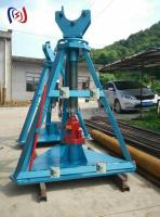 China Hydraulic Column Type Cable Reel Turntable with 500-1500mm Diameter and 30-500KN Rated Load for Cable Laying for sale