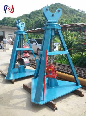 China Hydraulic Column Type Cable Reel Turntable with 500-1500mm Diameter and 30-500KN Rated Load for Cable Laying for sale