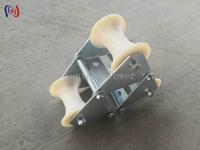 China Cable Pithead Roller with 10KN Rated Load and Φ150 Max Cable Diameter for Pithead Transition Guide for sale